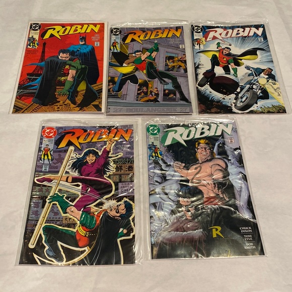DC Comics | Other | Robin 5 Complete Set 1991 Dc Comics | Poshmark